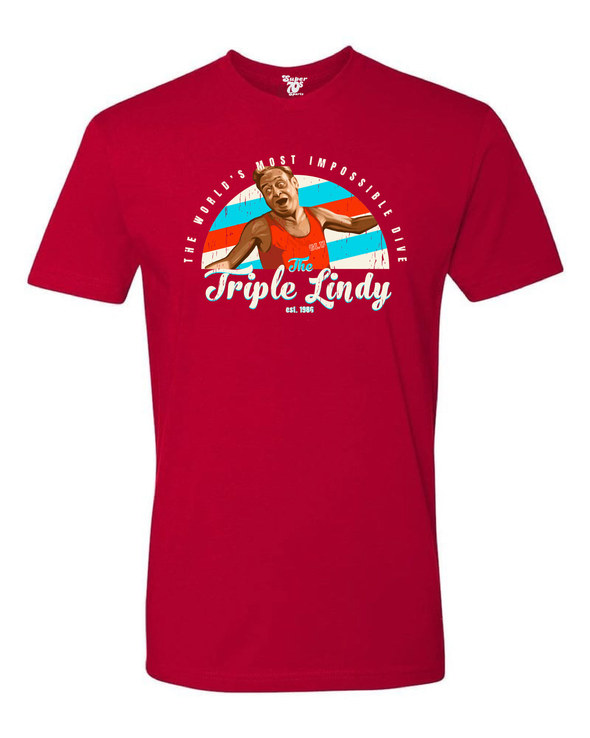 The Triple Lindy Tee – Super 70s Sports